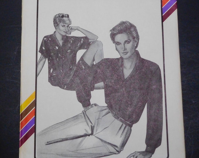 Stretch & Sew Ann Person Sewing Pattern 369 Camp Shirt Bust Sizes 30 to ...