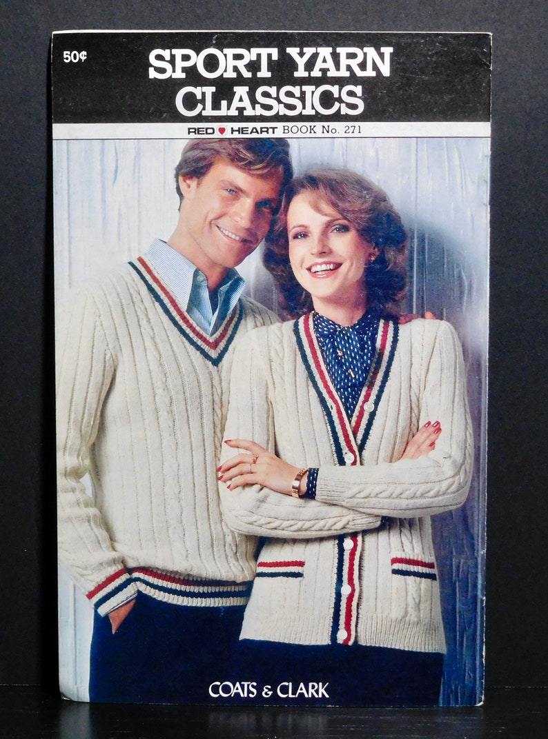 Sport Yarn Classics Coats & Clarks Book 271 Vintage 1978 Knit - Etsy