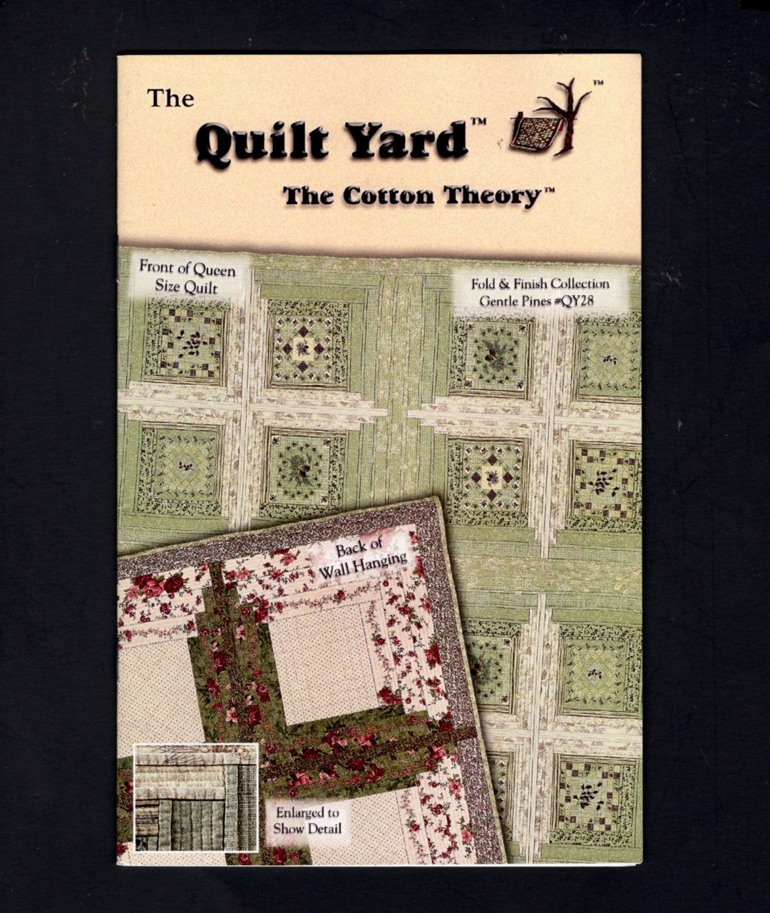 Gentle Pines Reversible Quilt Pattern QY28, Queen or Wall Size, the ...