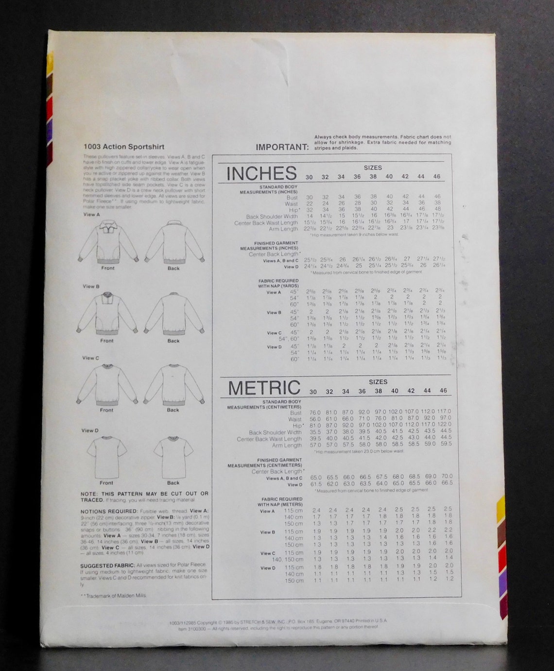 Stretch & Sew Ann Person Sewing Pattern 1003 Action - Etsy