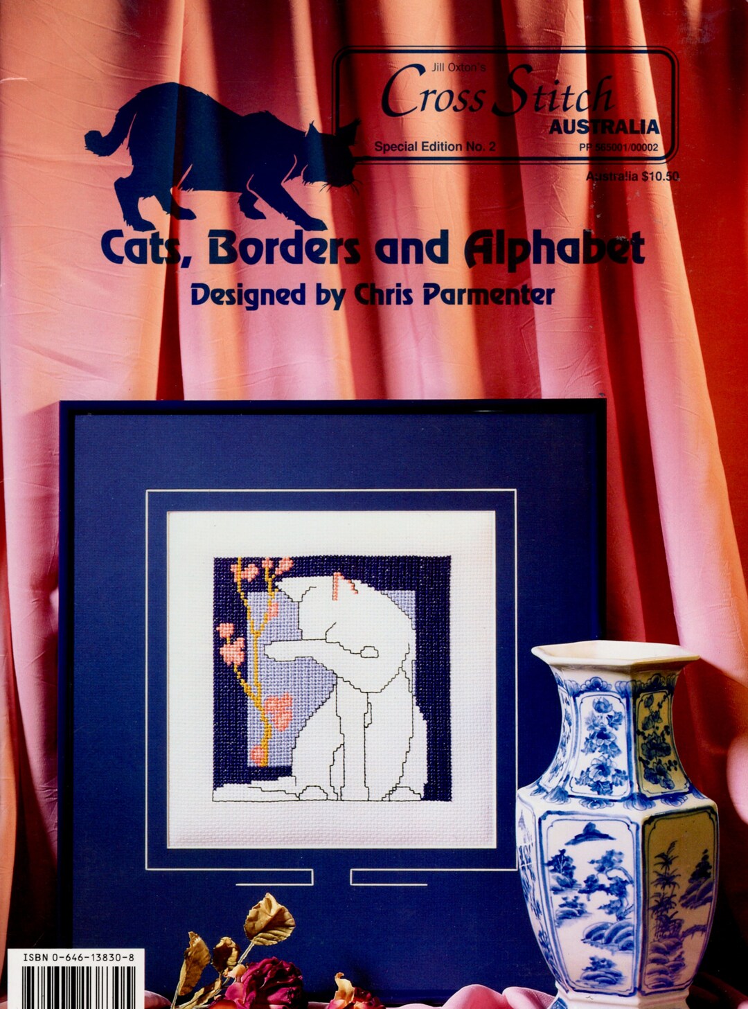 Cats Borders and Alphabet by Chris Parmenter Cross Stitch - Etsy