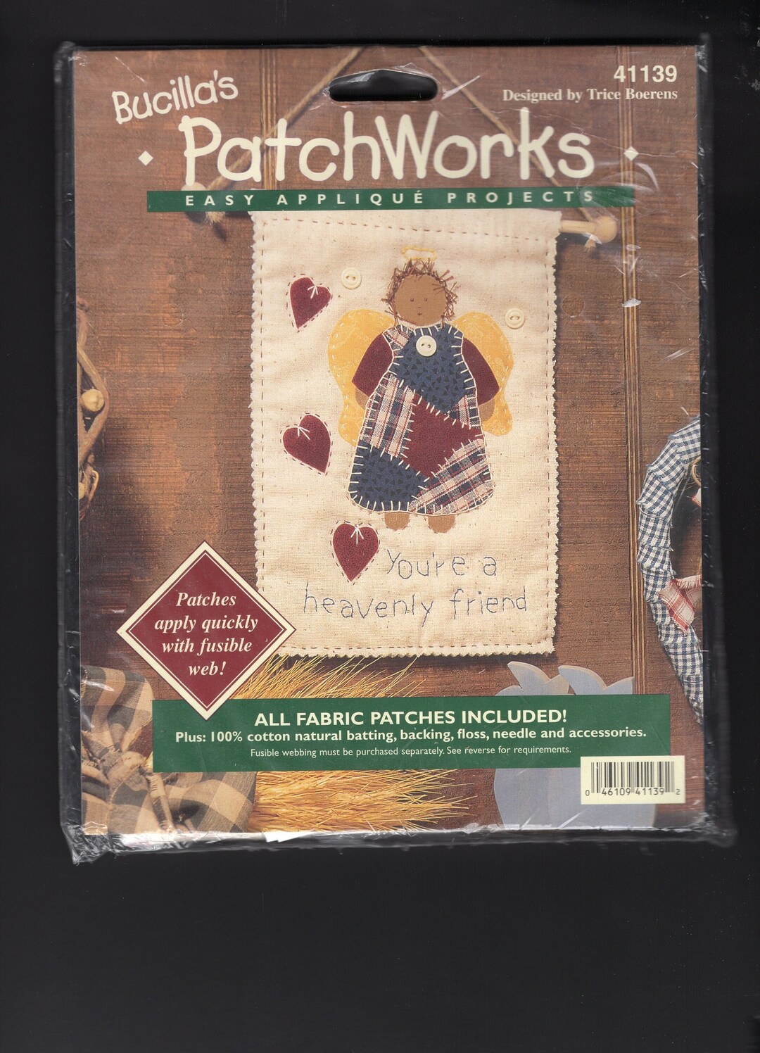 Bucilla Heavenly Friend Angel Applique Patchworks Banner Kit 41139, 7 X 10 - Etsy