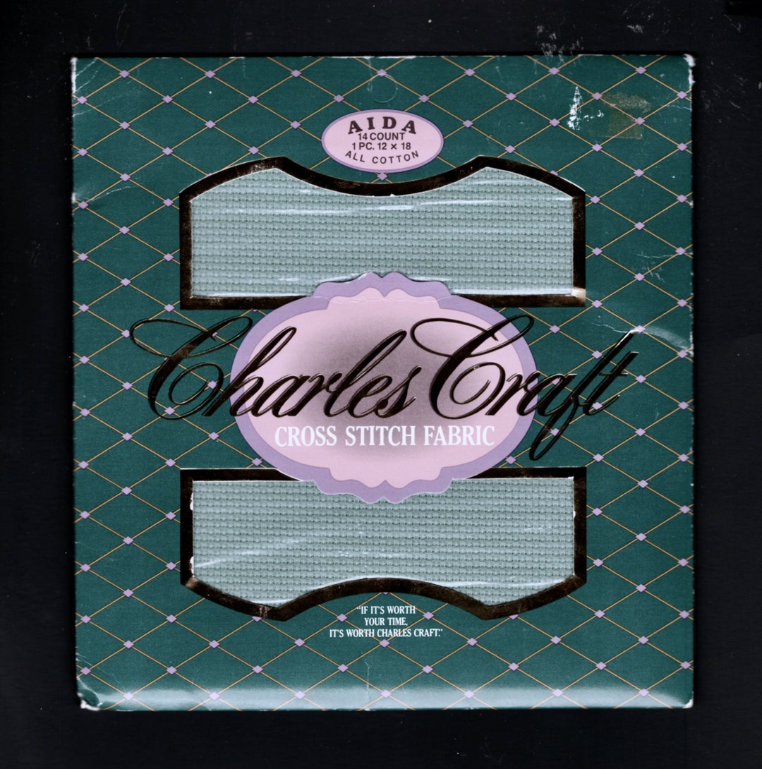 Charles Craft 14 Count Aida Cross Stitch Fabric 12 X - Etsy