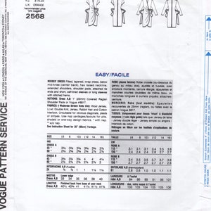 Tom & Linda Platt Wrap Dress, Vogue Sewing Pattern 2568, Vogue ...