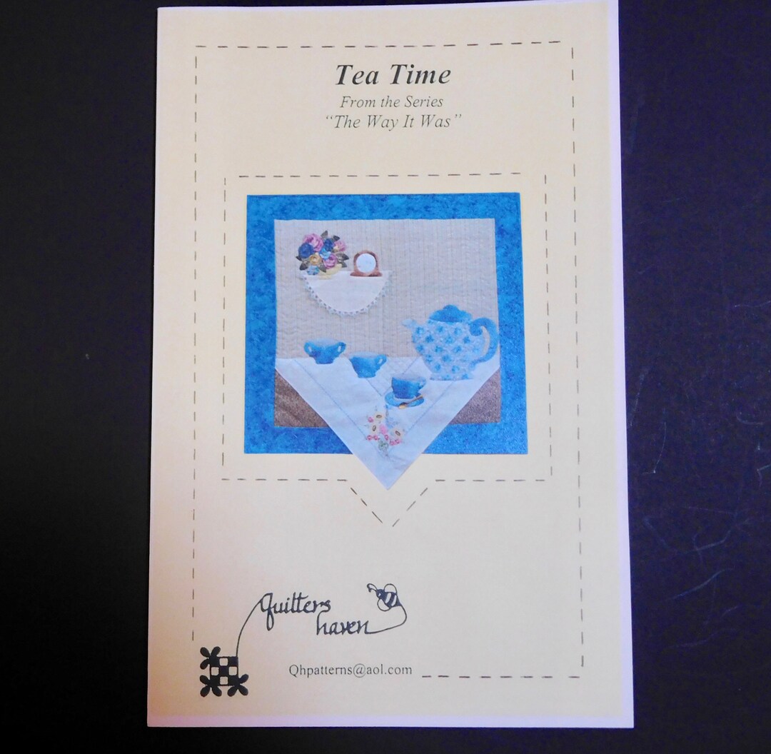 Tea Time Wall Quilt Pattern From the Way It Was Series - Etsy