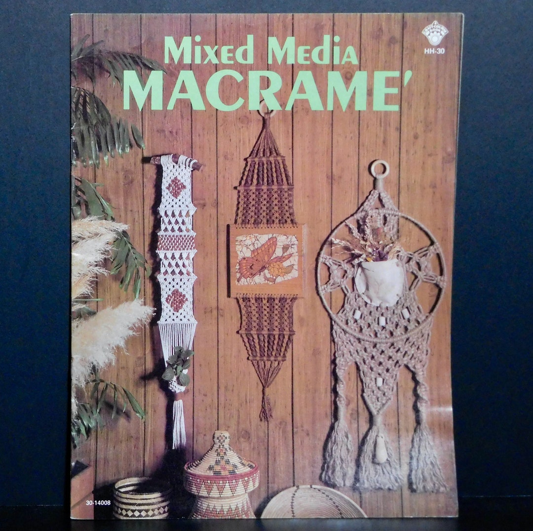 Mixed Media Macrame Craft Course Publishers HH-30 Patterns Instructions ...