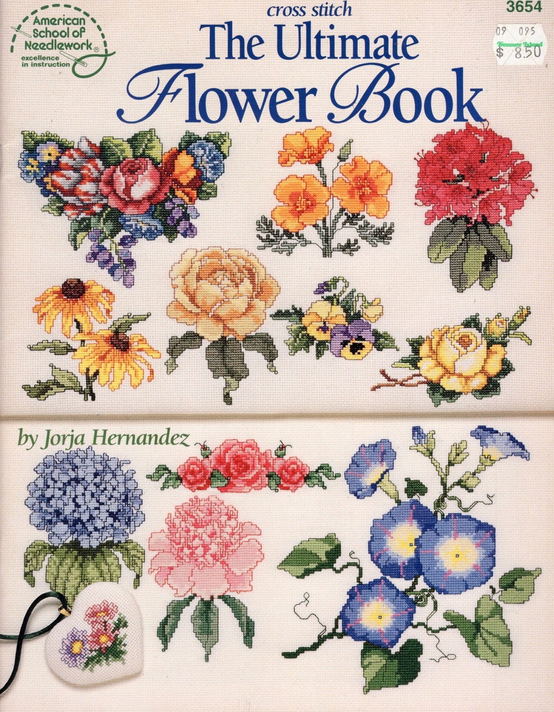 Cross Stitch: the Ultimate Flower Book by Jorja Hernandez, ASN 3654 ...