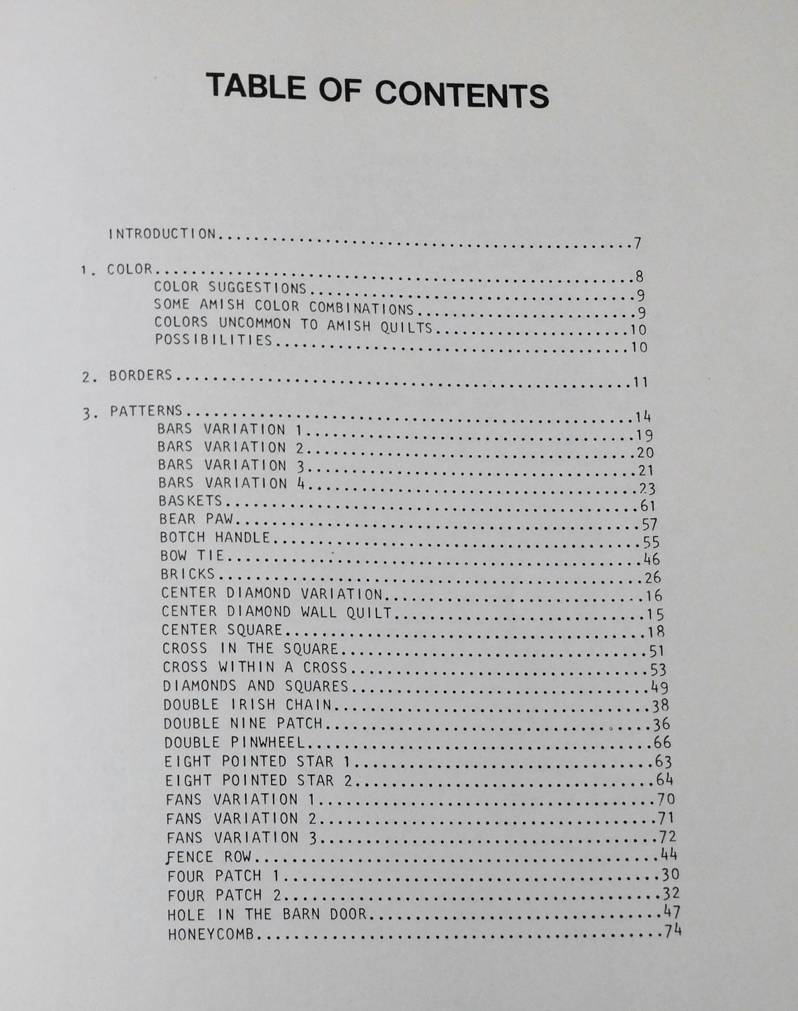 Amish Patchwork: Full-size Patterns for 46 Authentic Designs | Etsy