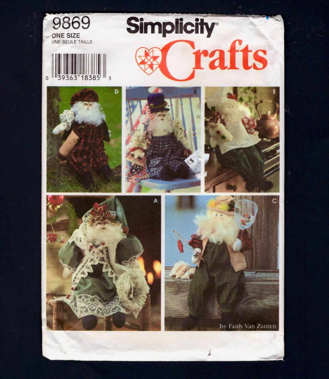 Santa and Clothes, 21 Inch Christmas Dolls, Faith Van Zanten ...