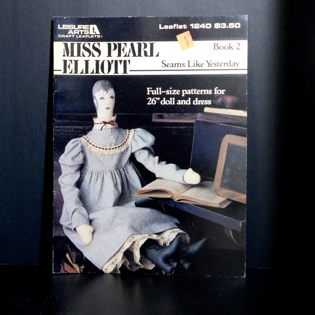 Miss PEARL ELLIOTT Soft Doll and Clothes Pattern, 26 Inch Doll, Seams ...