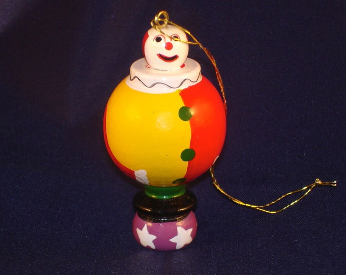 Vintage Avon Clown Ornament Gift Collection Roly Poly Circus - Etsy