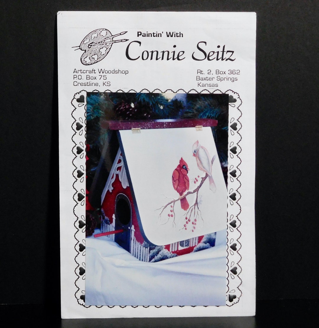 Cardinals & Bittersweet Tole Painting Pattern by Connie Seitz Painted ...