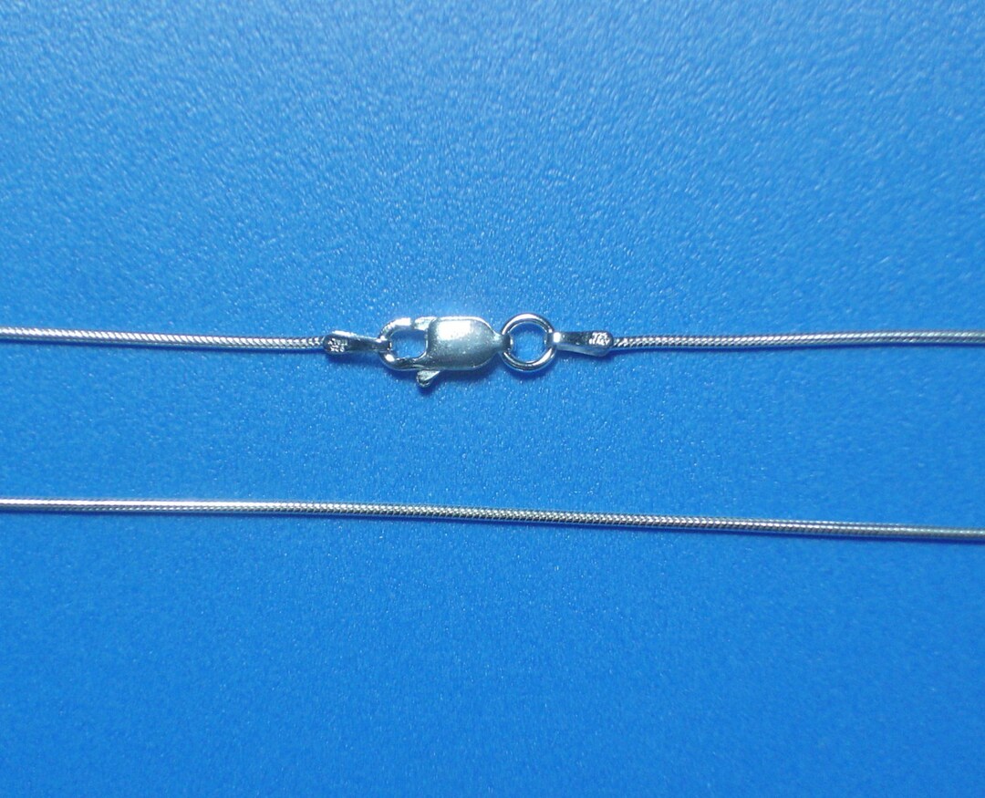 16 Inch Sterling Silver 1mm Snake Pendant Chain Jewelry Supply ...
