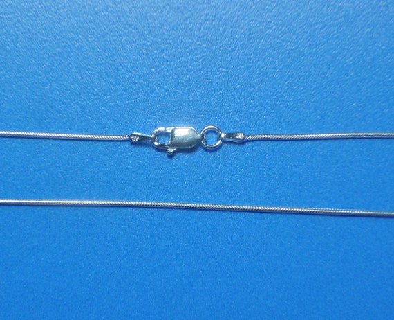 16 Inch Sterling Silver 1mm Snake Pendant Chain Jewelry Supply | Etsy