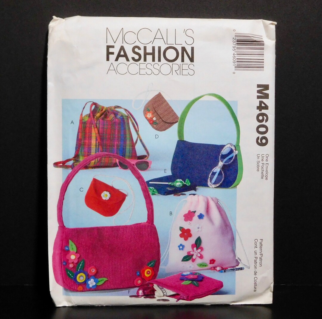 Backpacks and Bags Mccalls Sewing Pattern M4609 UNCUT - Etsy