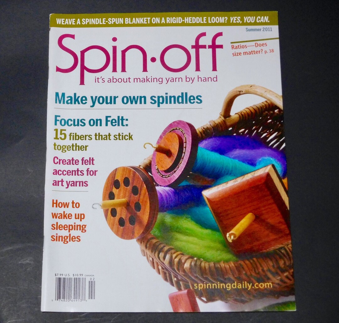 Spin-off Summer 2011 Magazine Spinning Knitting Crochet Patterns - Etsy
