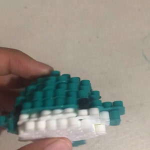 Whale Keychain Charm Decor Perler Handmade 3D Cute Aesthetic - Etsy