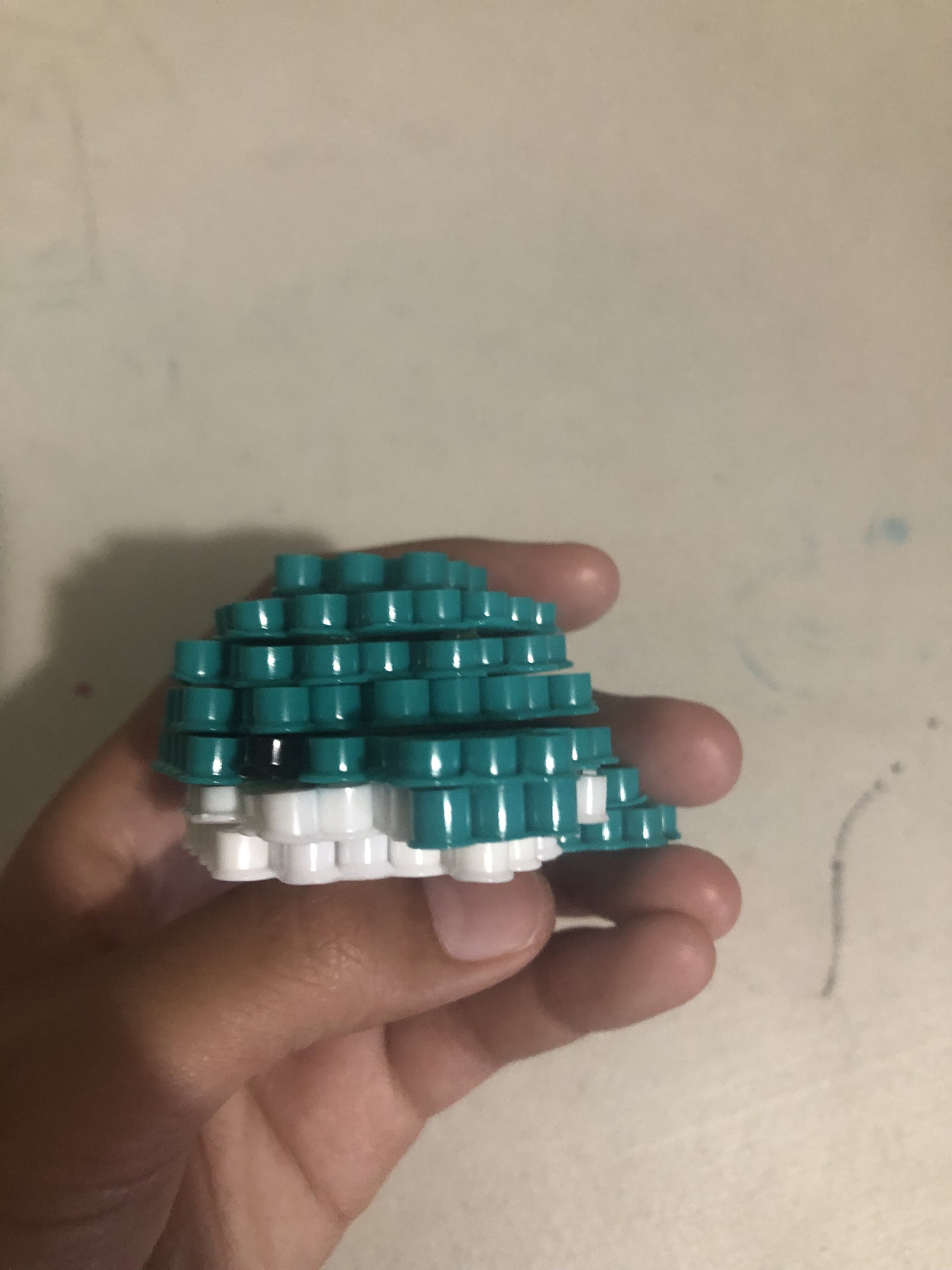 Whale Keychain Charm Decor Perler Handmade 3D Cute Aesthetic - Etsy