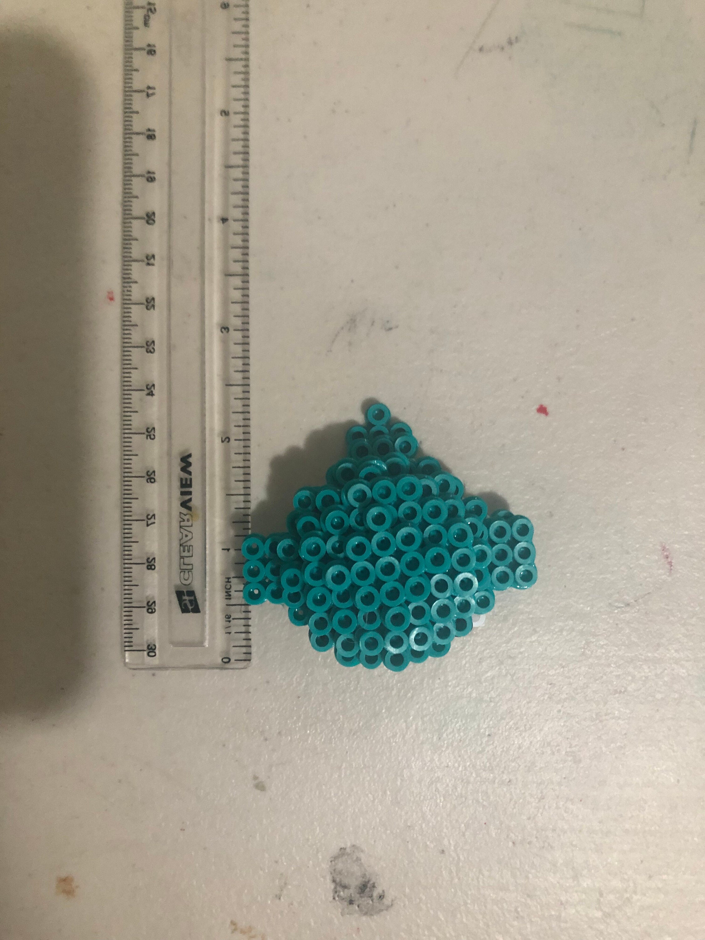 Whale Keychain Charm Decor Perler Handmade 3D Cute Aesthetic - Etsy