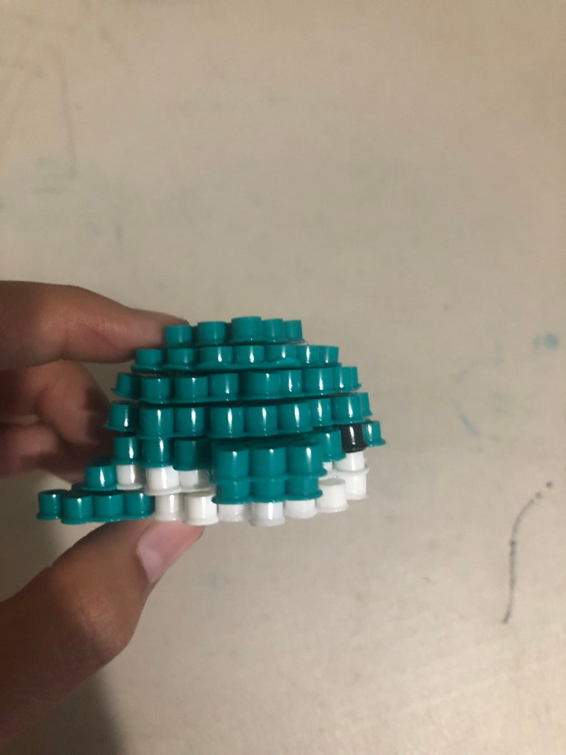 Whale Keychain Charm Decor Perler Handmade 3D Cute Aesthetic - Etsy