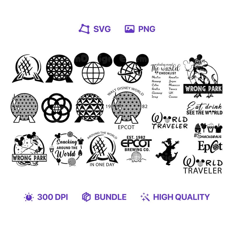 Epcot Svg - Etsy