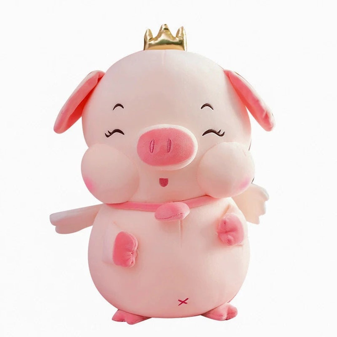 Giant Cartoon Cute Pink Pig Plush Toys Stuffed Kawaii Piggy Dolls Soft ...