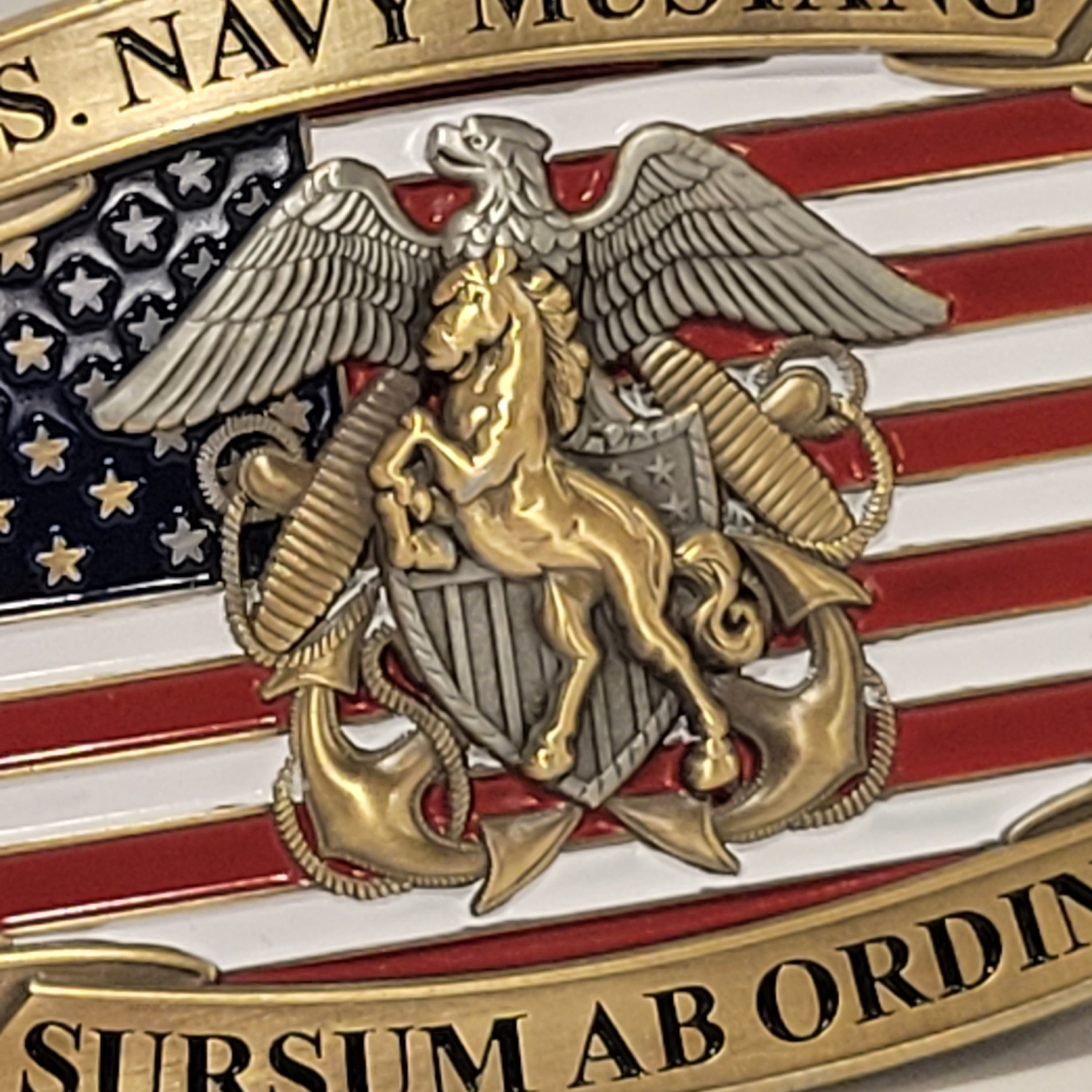 U.S. Navy Mustang Officer Custom Belt Buckle 3D Horse Crest - Etsy