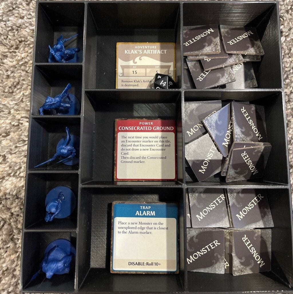 D&D Castle Ravenloft Board Game Insert Organizer - Etsy