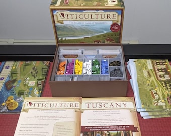 Viticulture: Essential Edition - 3D Printed Wood Insert | Board Game ...