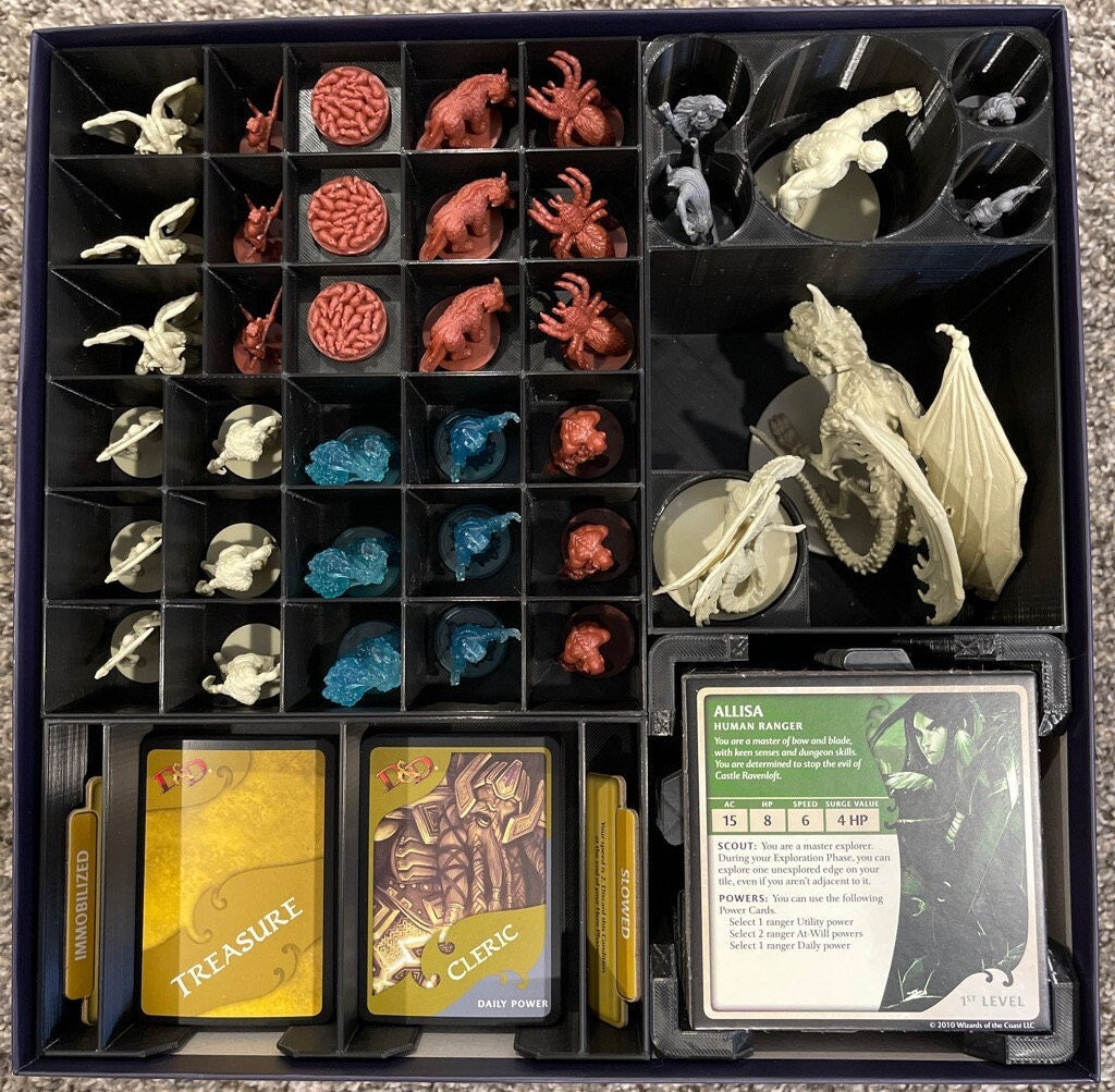 D&D Castle Ravenloft Board Game Insert Organizer - Etsy