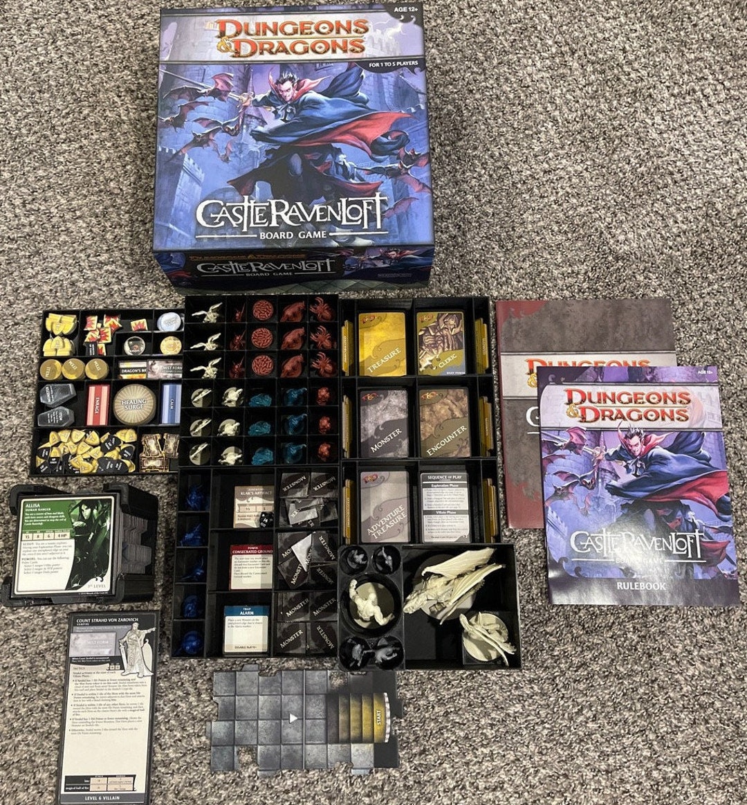 D&D - Castle Ravenloft | Board Game Insert | Organizer - Etsy