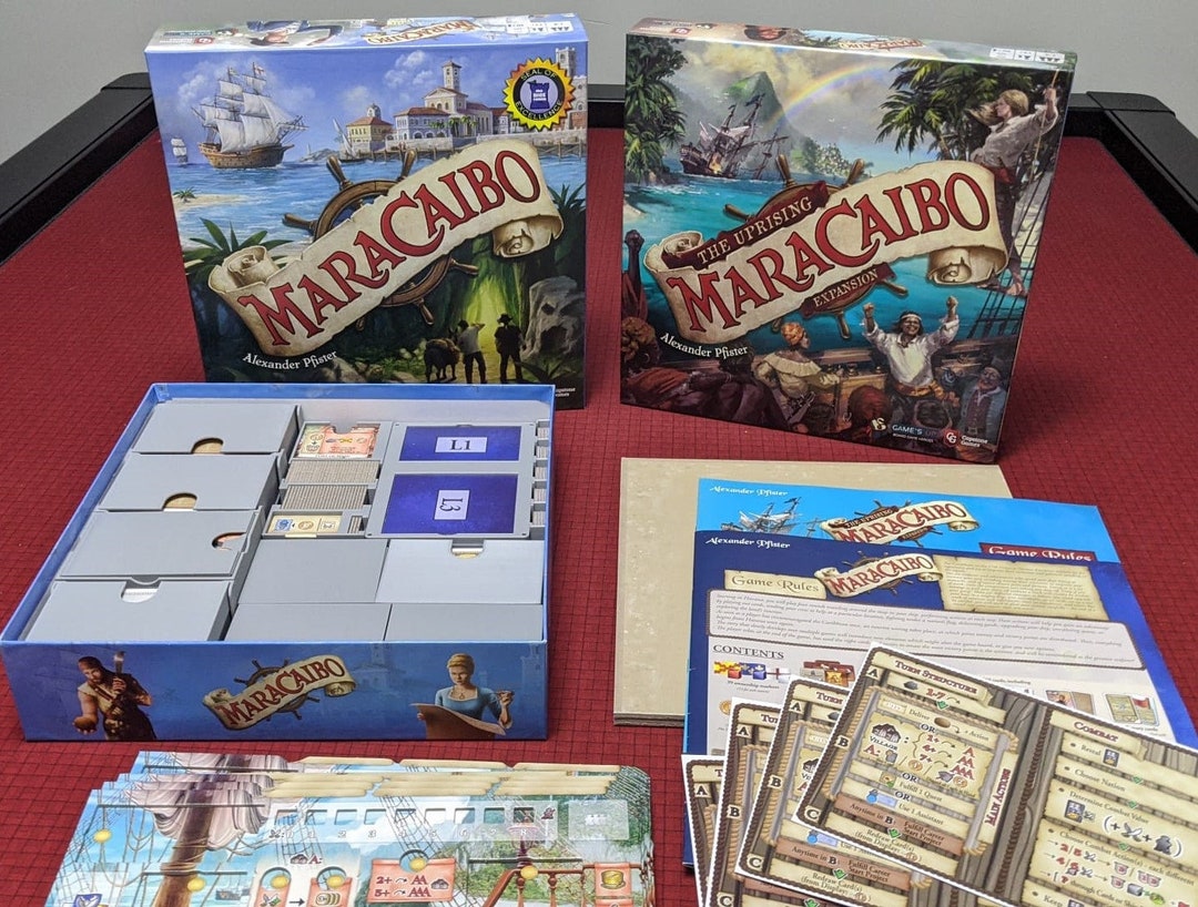 Maracaibo + Uprising | Board Game Insert | Organizer - Etsy