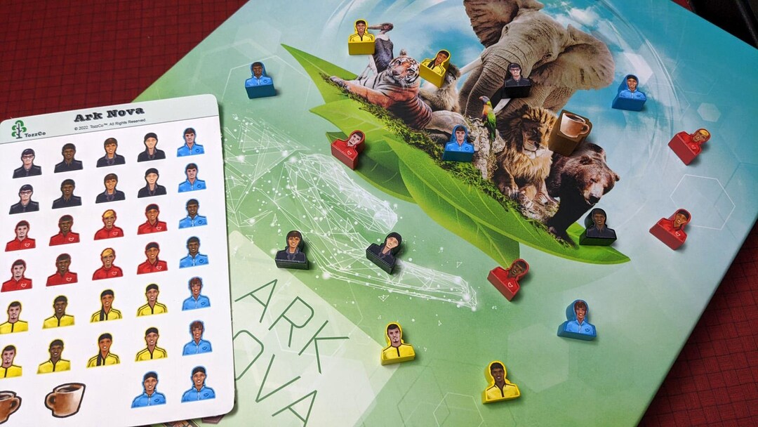 ARK NOVA Meeple Upgrade Kit Stickers • Decals Kit • Premium - Etsy