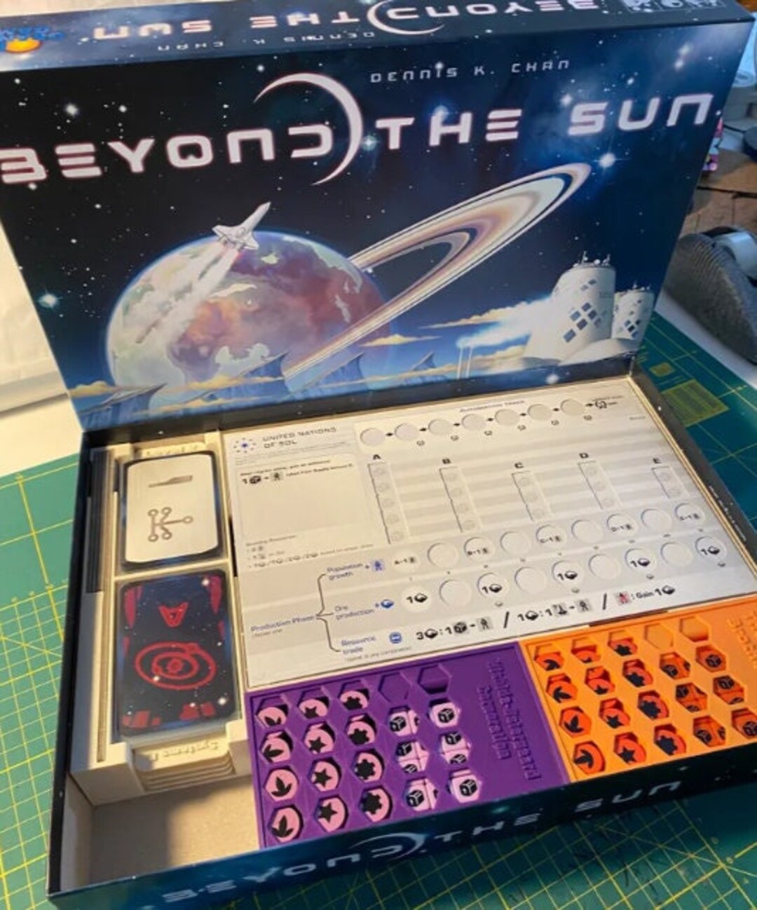 Beyond the Sun | Board Game Insert | Organizer - Etsy