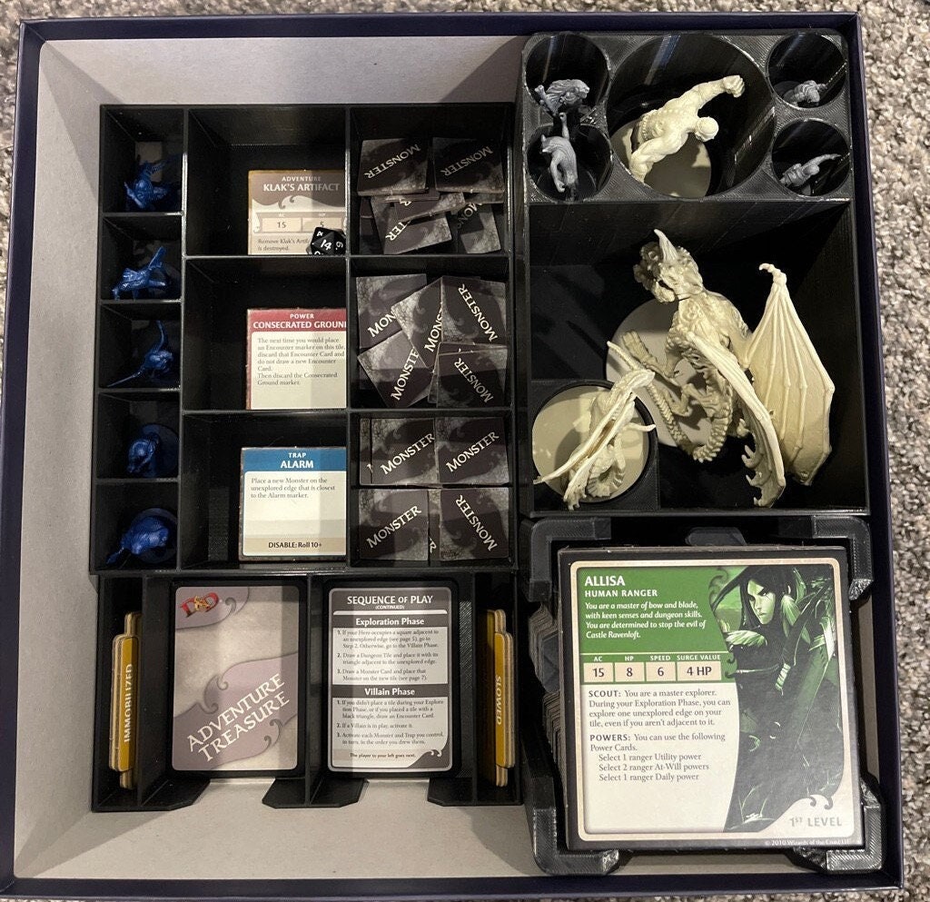 D&D Castle Ravenloft Board Game Insert Organizer - Etsy