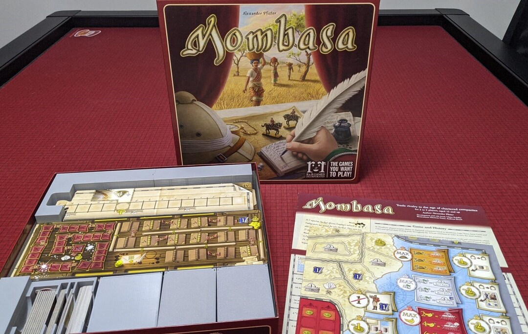 Mombasa | Board Game Insert | Organizer - Etsy