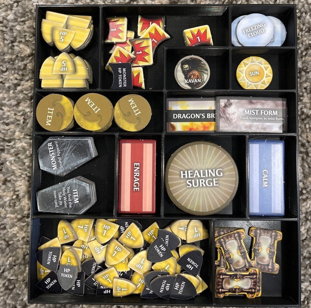 D&D Castle Ravenloft Board Game Insert Organizer - Etsy