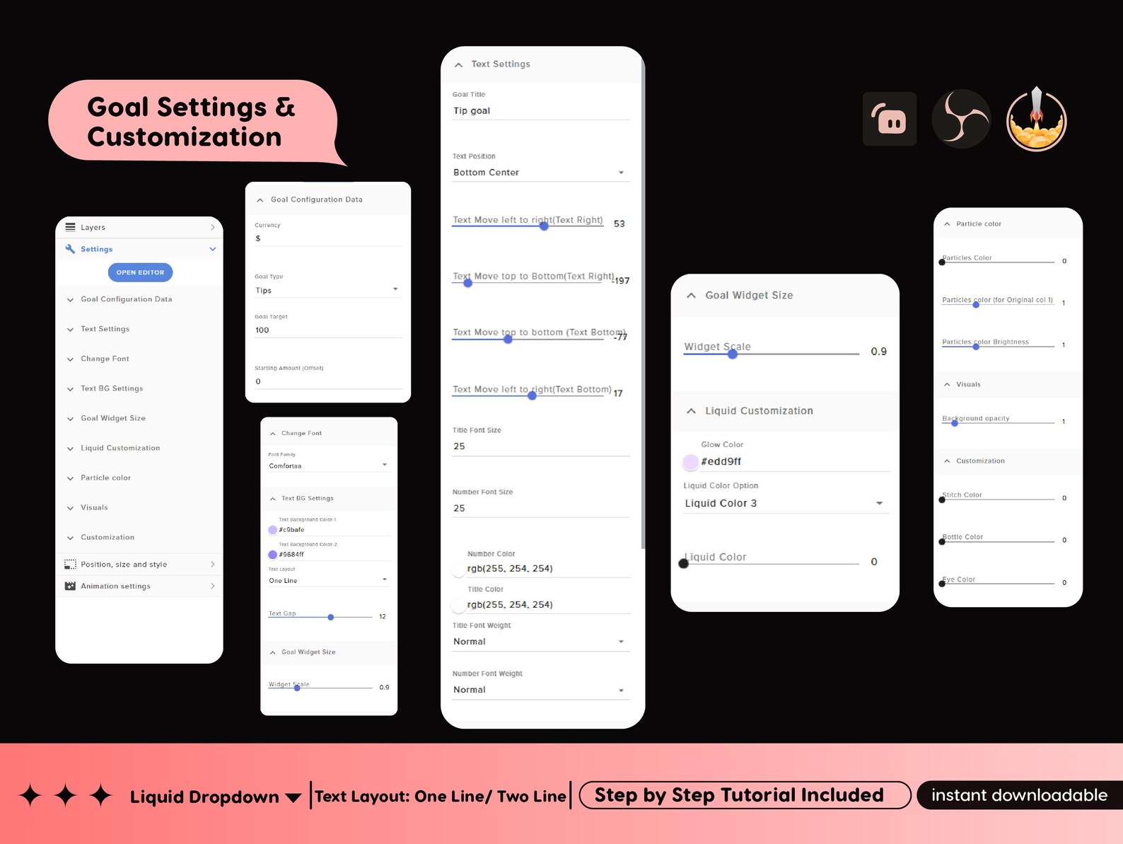Eye Potion Goal Widget | Twitch Streamlabs Streamelements Halloween ...