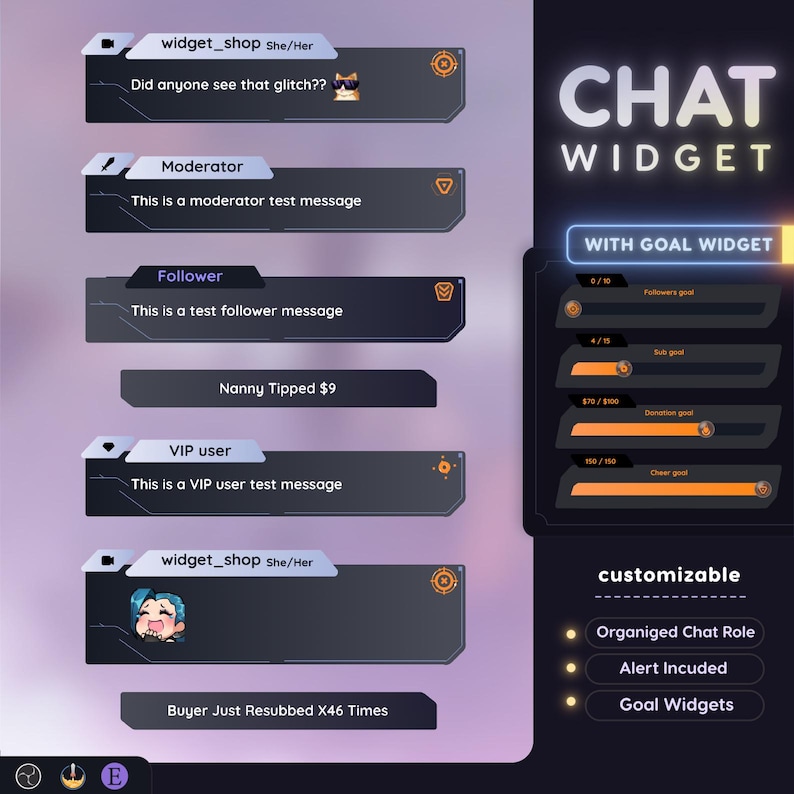 Valorant Brimstone Character Chat and Goal Widget • Gaming, Modern ...