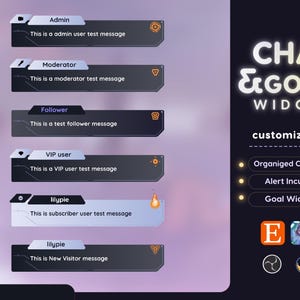 Valorant Brimstone Character Chat and Goal Widget • Gaming, Modern Theme With Pronouns & Alerts ...