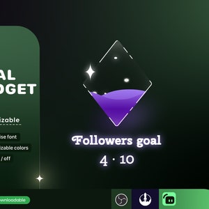 Casino Card Slot Icon Glass Goal Widget-cute Minimal Customizable Goal ...