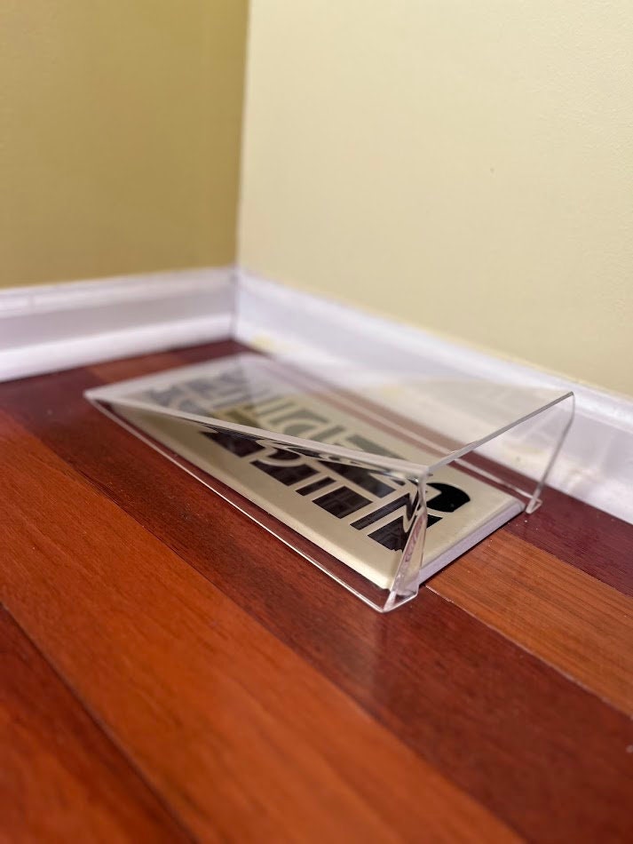 Modern Floor Register Vent Acrylic Air Deflector - Side Opening ...