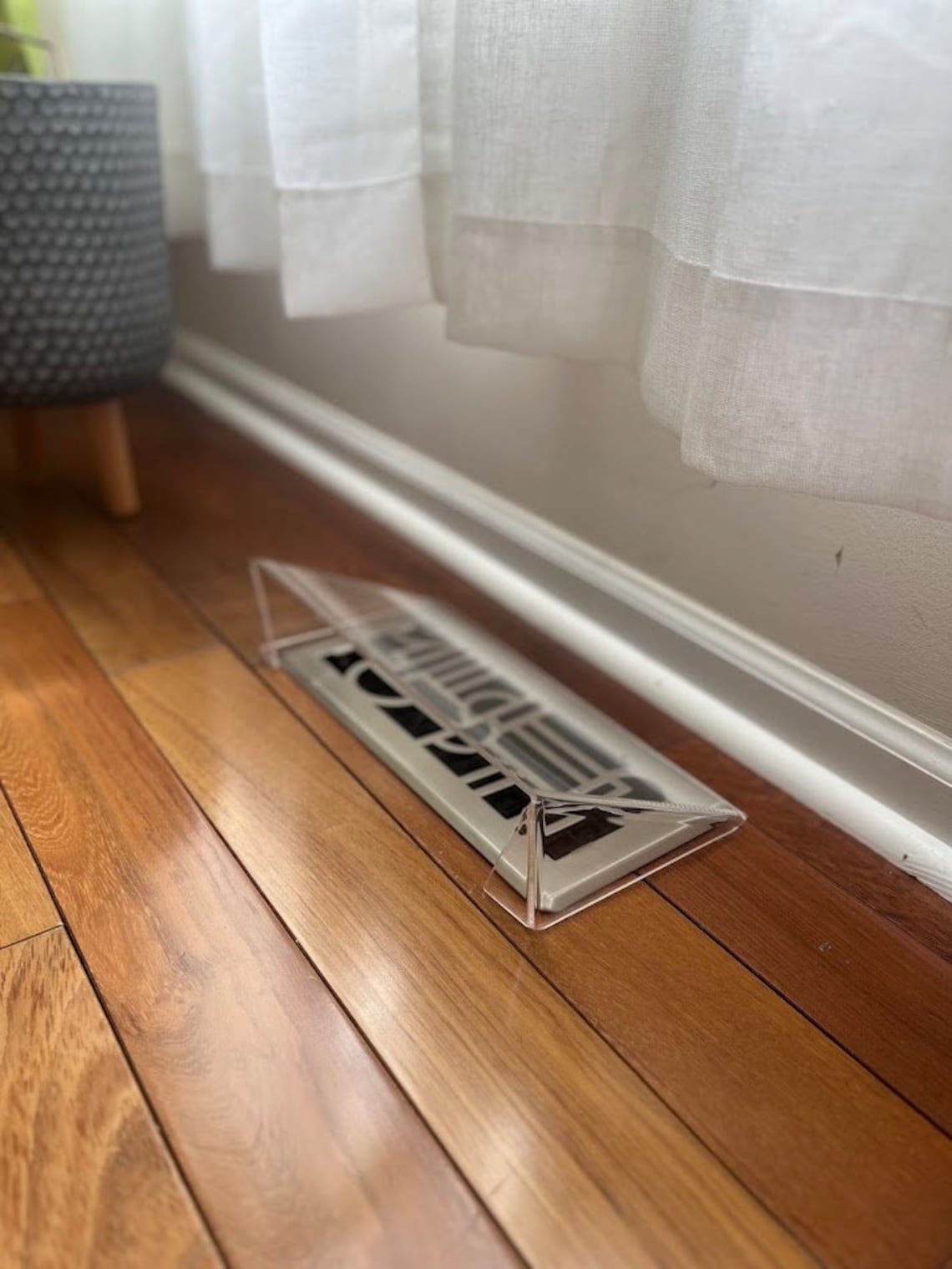 Modern Floor Register Vent Acrylic Air Deflector (2 Pack) - Etsy