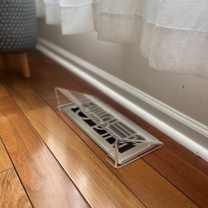 Modern Floor Register Vent Acrylic Air Deflector (2 Pack) - Etsy