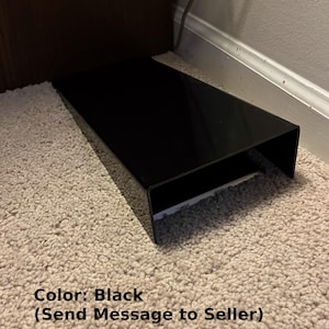 Modern Floor Register Vent Acrylic Air Deflector - Side Opening - Basic ...