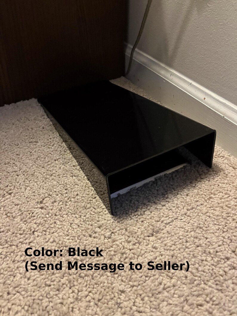 Modern Floor Register Vent Acrylic Air Deflector - Side Opening - Basic ...