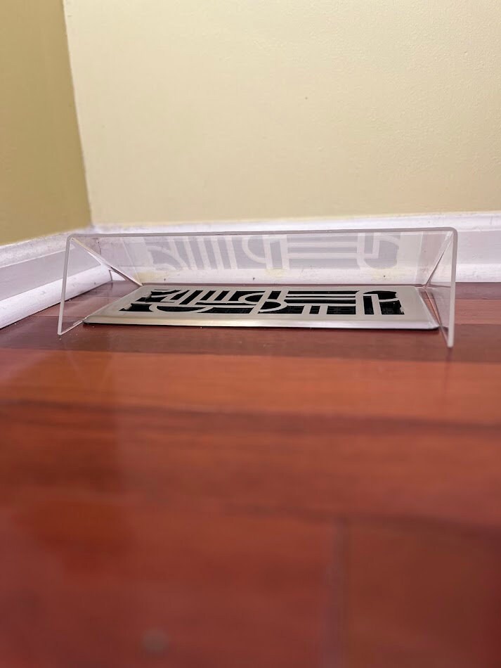 Modern Floor Register Vent Acrylic Air Deflector - Basic (2 Pack) - Etsy