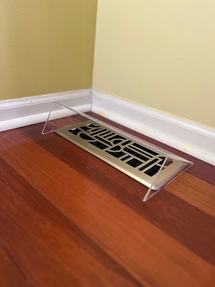 Modern Floor Register Vent Acrylic Air Deflector - Basic (2 Pack) - Etsy