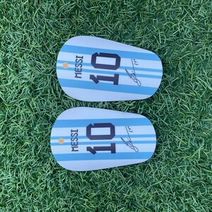 MESSI SIGNATURE SHINPADS | by Maestro Futbol - Etsy