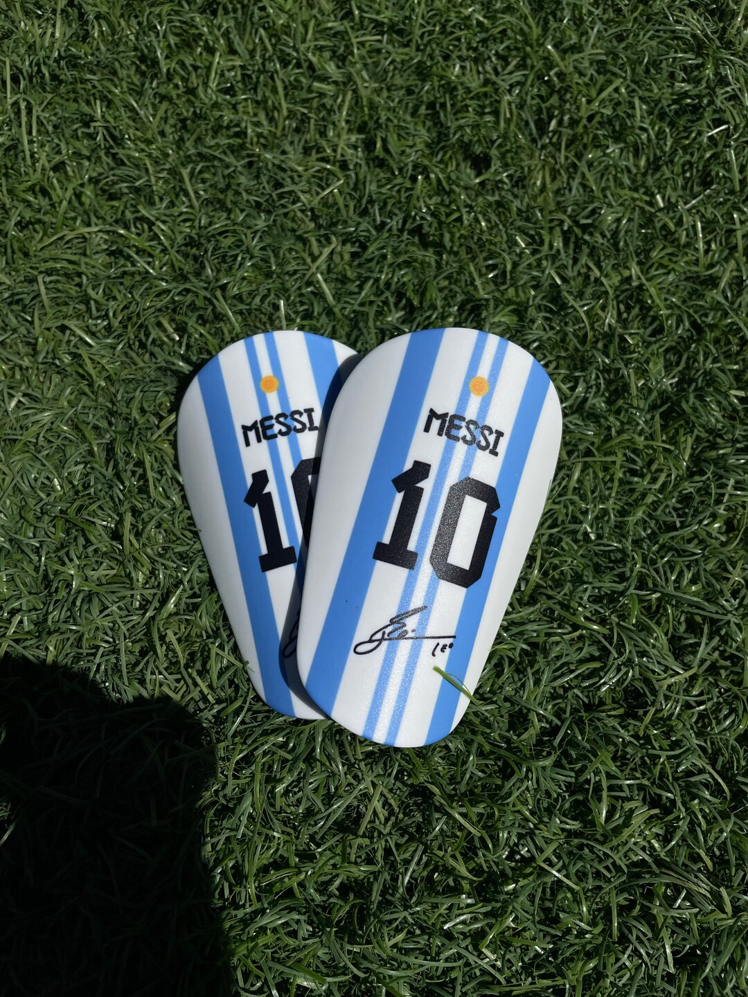 MESSI SIGNATURE SHINPADS | by Maestro Futbol - Etsy
